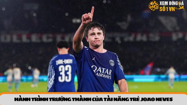 Joao Neves tiếp thêm năng lượng cho tuyến giữa PSG